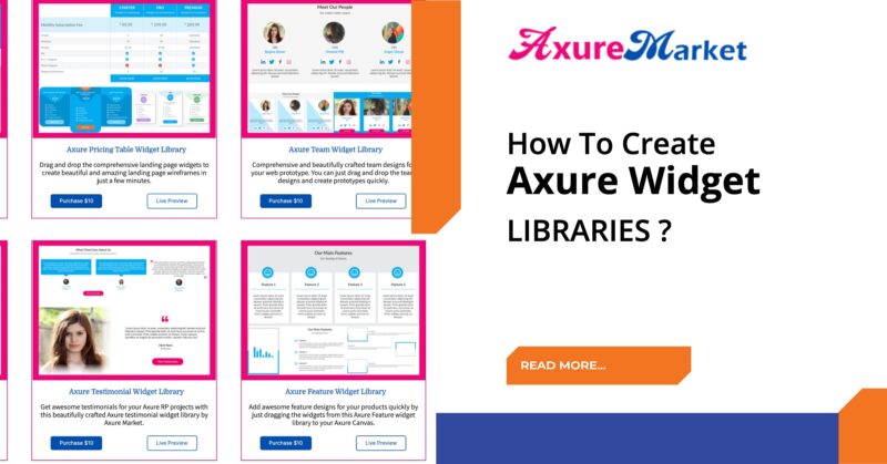 How to use Axure widget library? Simple yet, best method