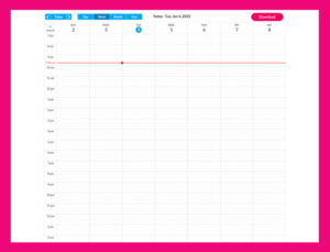 Simple Calendar Widget Library For Axure | Axure Market - Store for Best Axure Widget Libraries