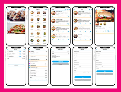 Food Delivery App Axure widget library | Axure Market - Store for Best ...