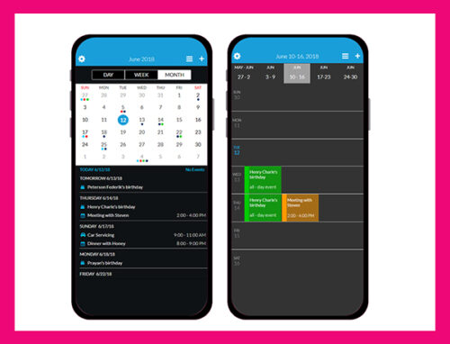 Mobile Calendar – Axure Widget Library | Axure Market - Store for Best Axure Widget Libraries